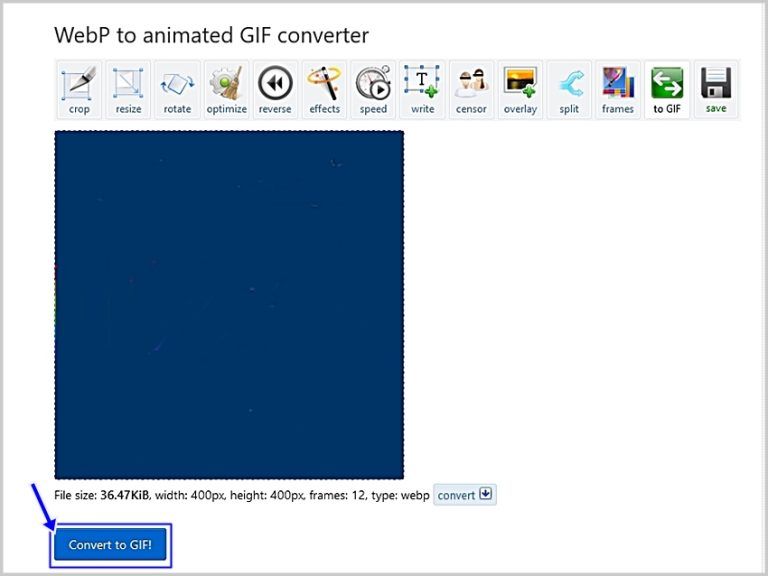 WebP GIF 변환 방법 - 지식창고